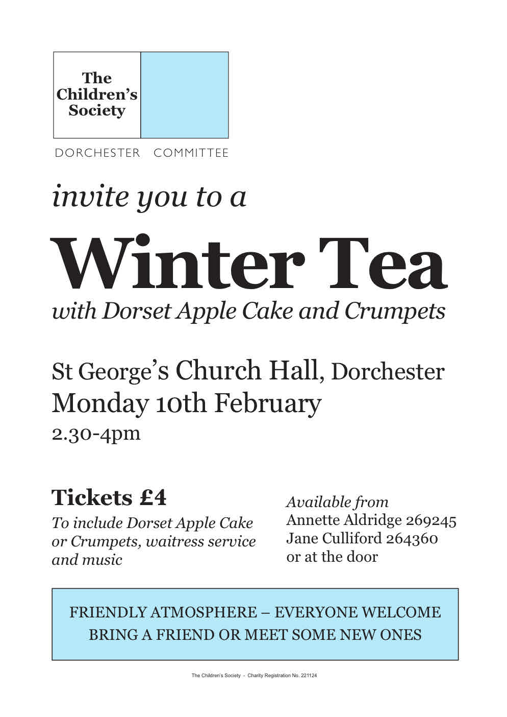 Winter Tea - Discover Dorchester